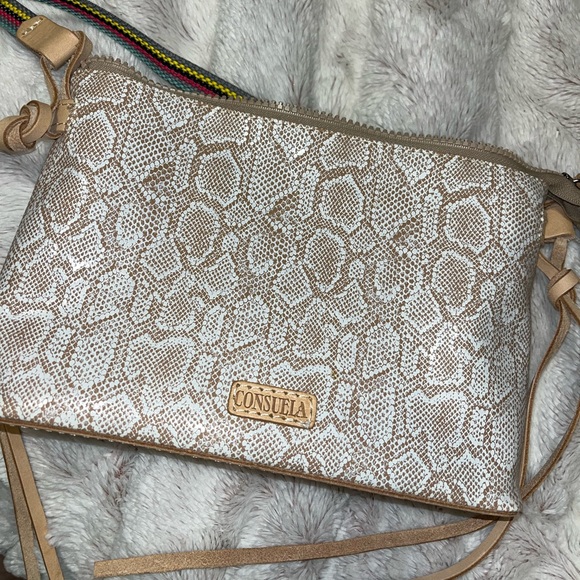 Consuela | Bags | Consuela Snakeskin Crossbody Purse Never Used Brand ...